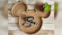 Adorable Mickey Mouse Rope Tray To Add To Your Home! | Chip and Company