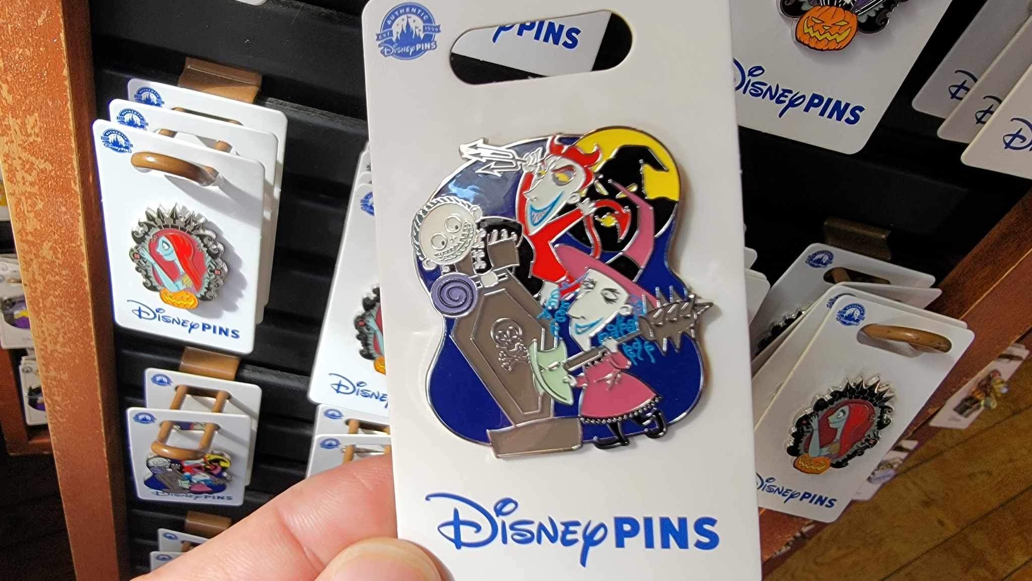 New Nightmare Before Christmas Pins Now At Walt Disney World! | Chip ...