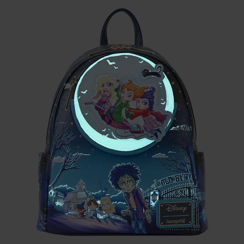 New Hocus Pocus Glow In The Dark Loungefly Backpack For A Frightfully ...