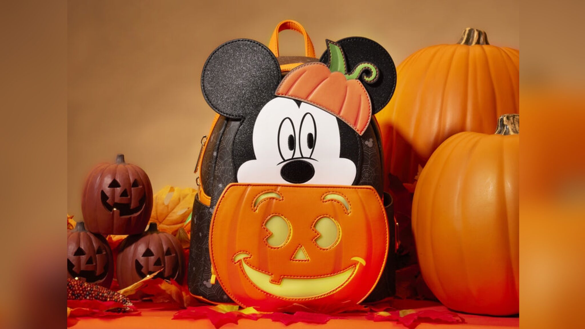 Go Trick Or Treating With This Mickey Mouse Pumpkin Light Up Backpack ...