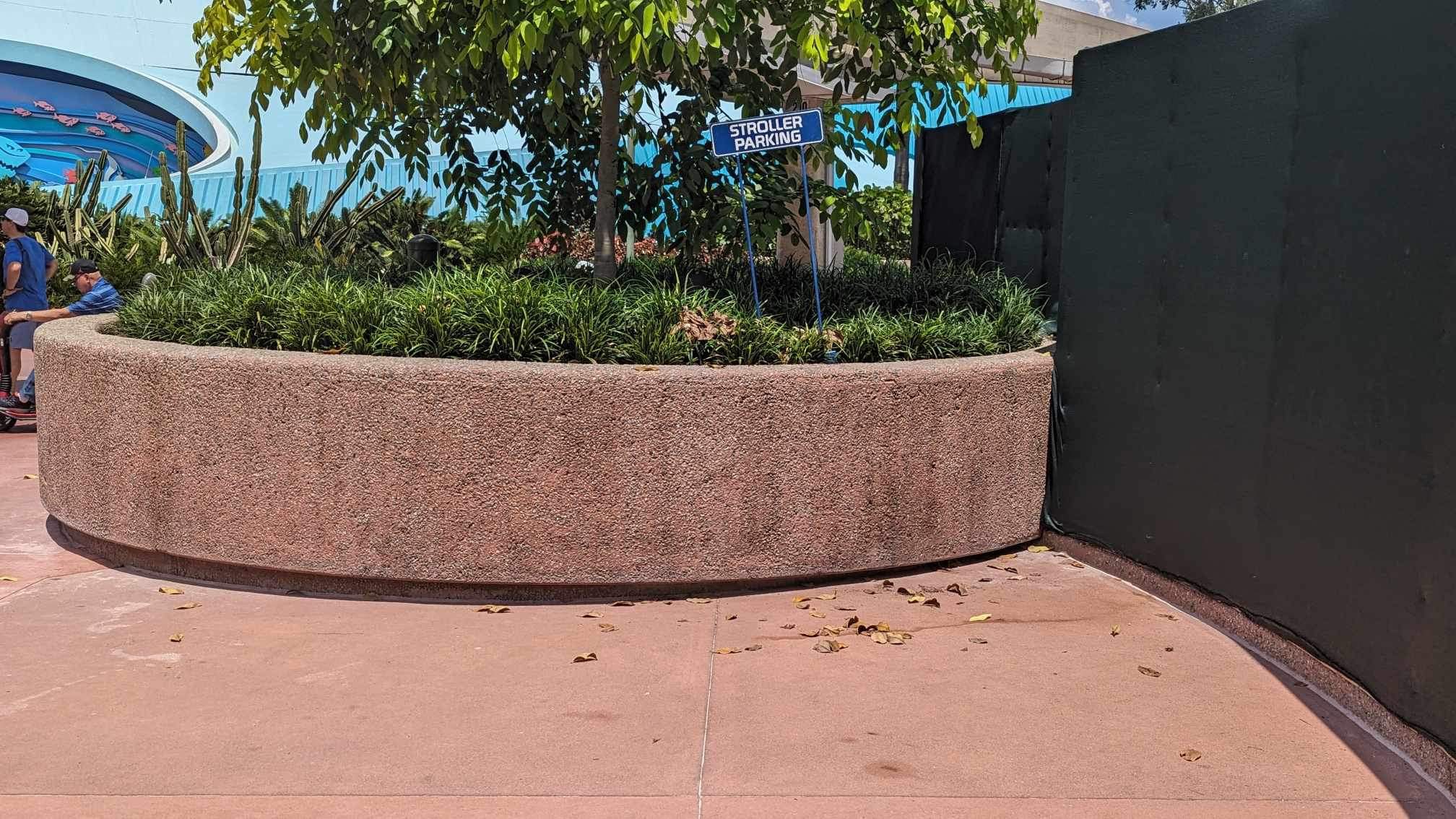 Stroller Parking Sign Installed for Moana's Journey of Water in EPCOT ...