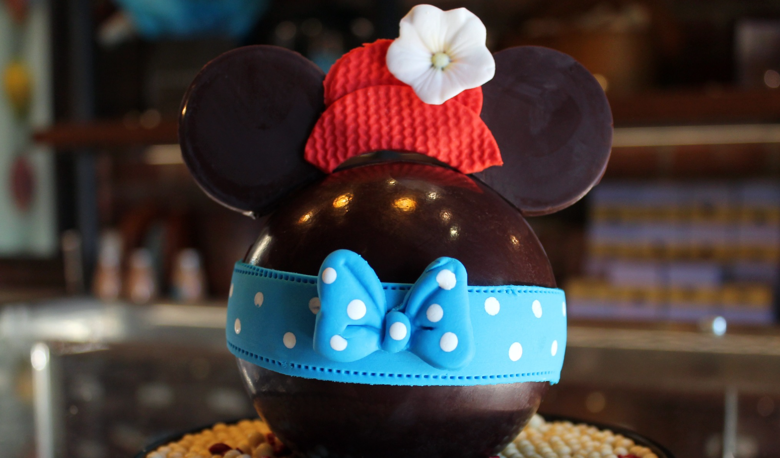 The Minnie Chocolate Piñata from The Ganachery in Disney Springs | Chip ...