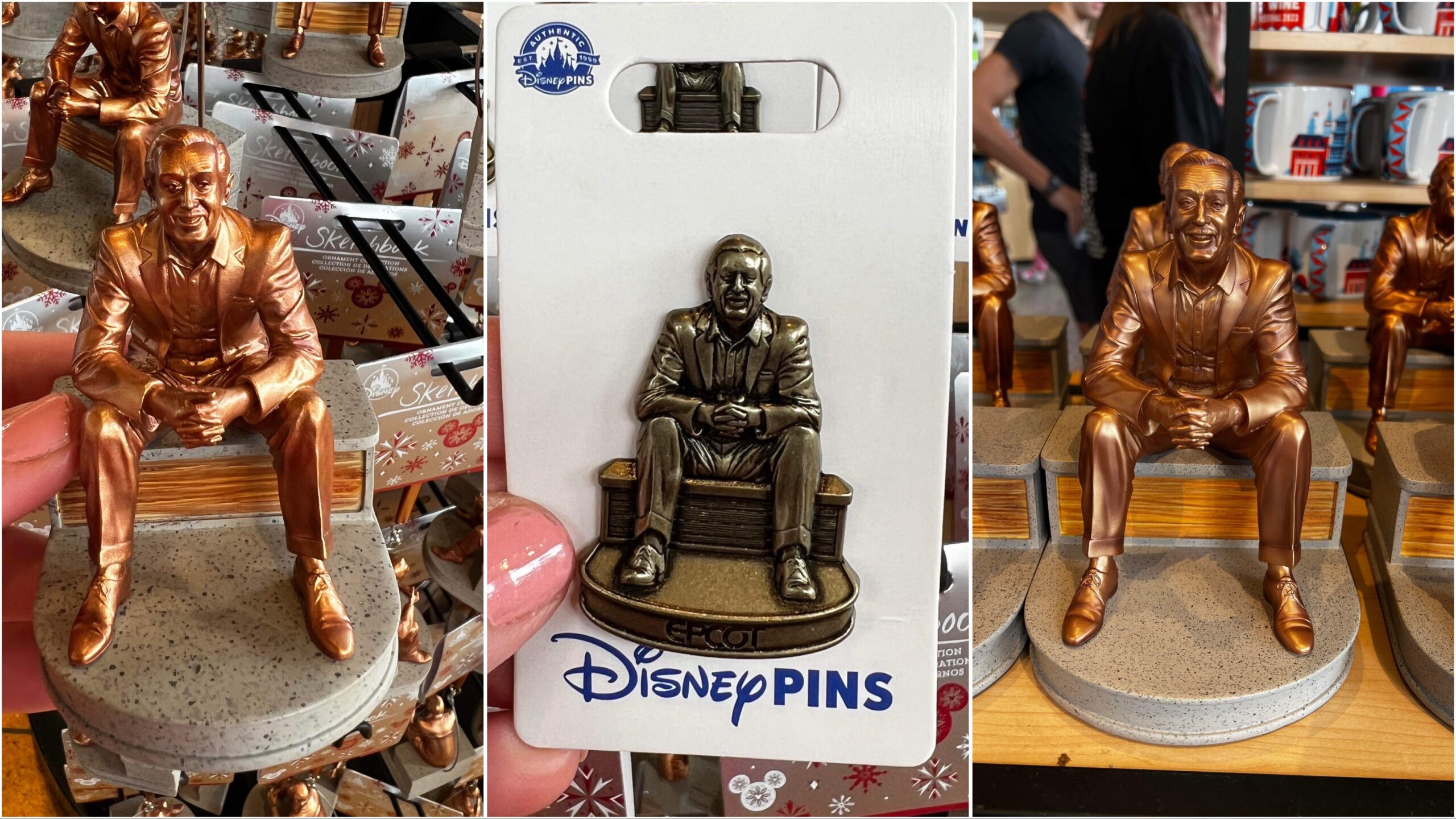 New Walt The Dreamer Statue Merchandise Spotted At Epcot! | Chip and ...