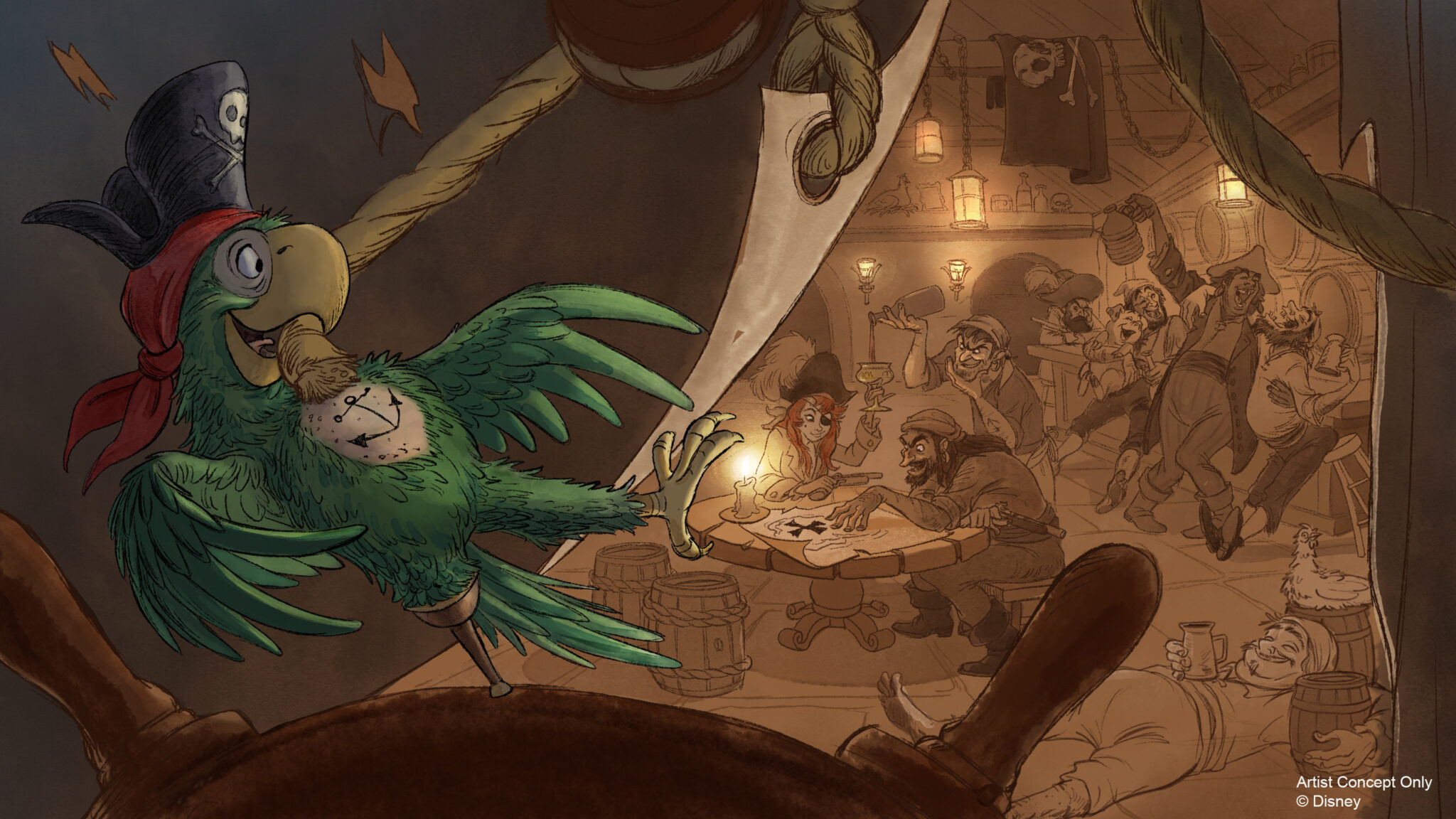 New Pirates of the Caribbean Themed Tavern Coming to Magic Kingdom ...