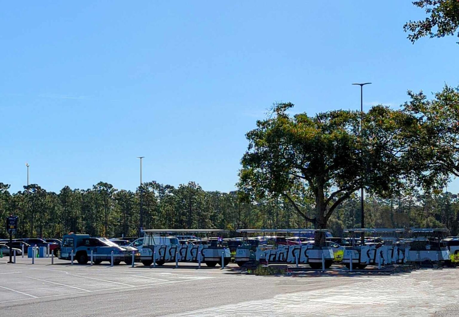 EPCOT Parking Lot Tram Testing Underway Ahead of Return | Chip and Company