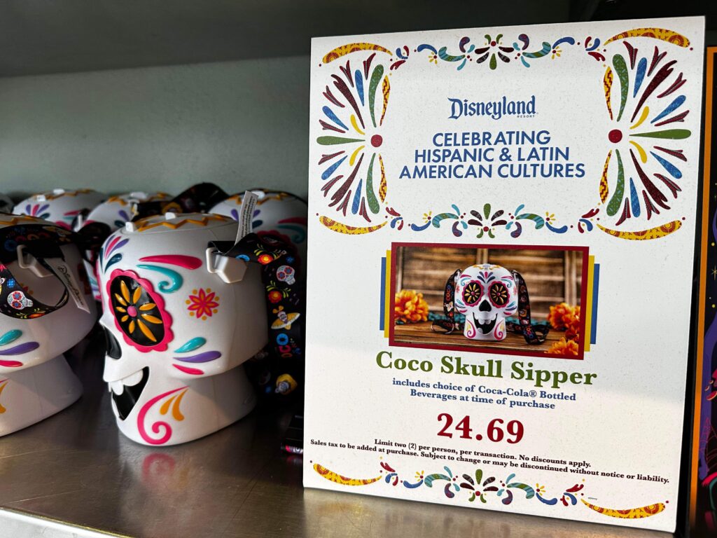 New Coco Sugar Skull Sipper Available At Disneyland! | Chip and Company