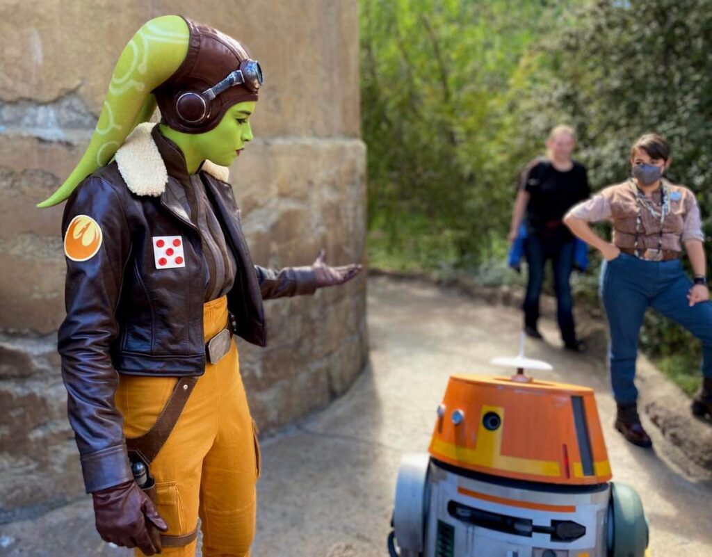 Hera and Chopper Meet and Greet Debut at Galaxy's Edge | Chip and Company