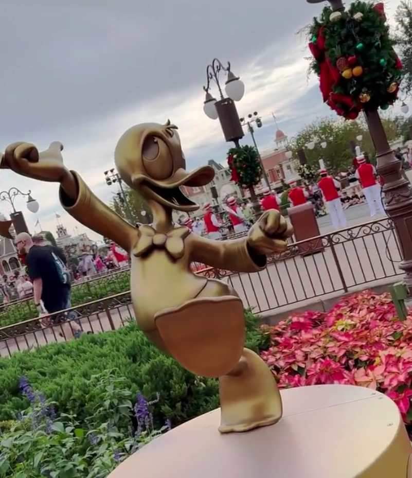 Disney Imagineers Refreshing 50th Anniversary Statues at Walt Disney ...