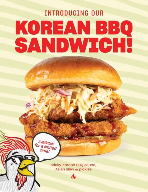 Korean BBQ Big Bite Sandwich Available for a Limited Time at Chicken ...
