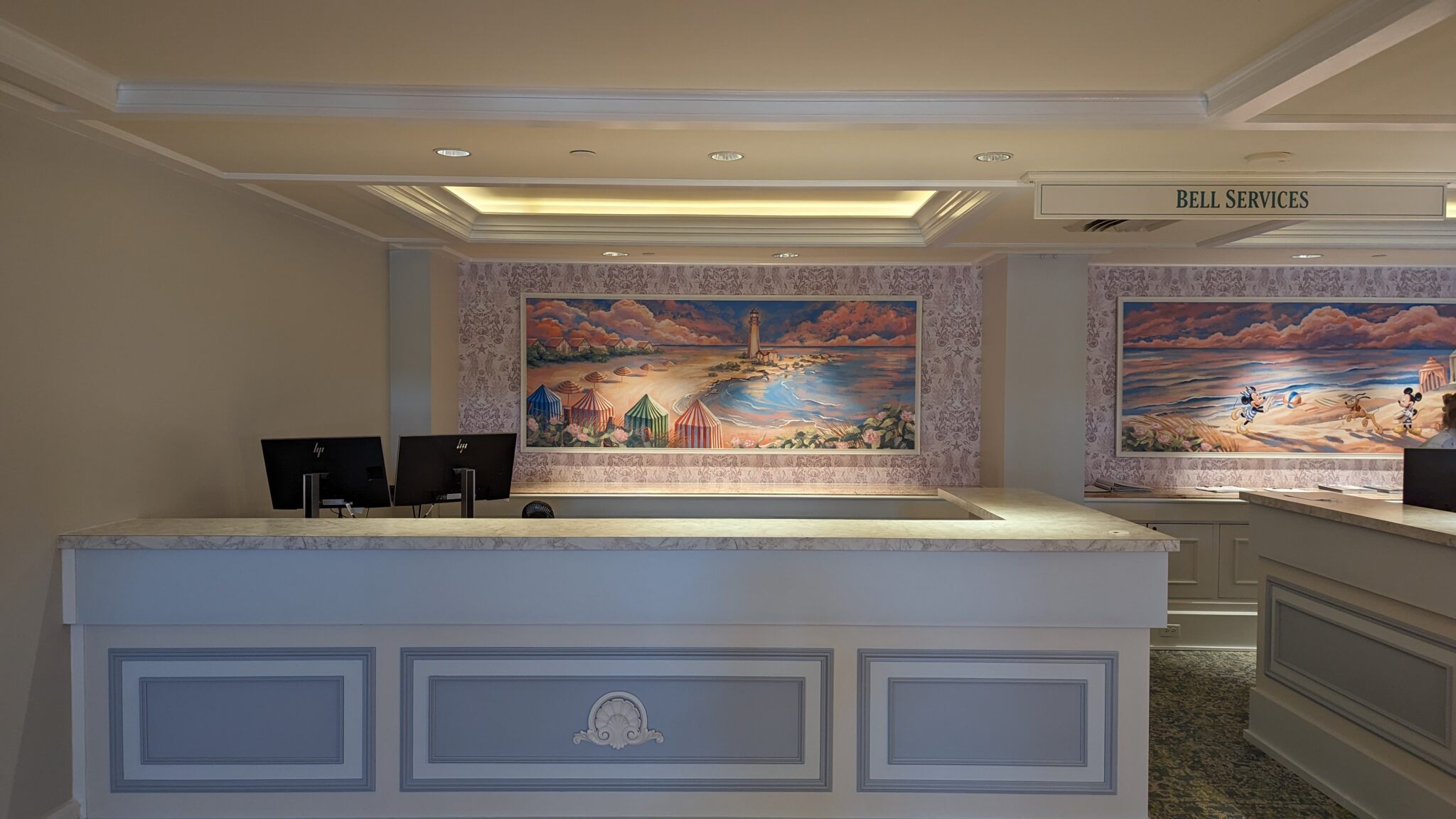 New Mickey & Friends Artwork Adorn Lobby of Refurbished Beach Club ...