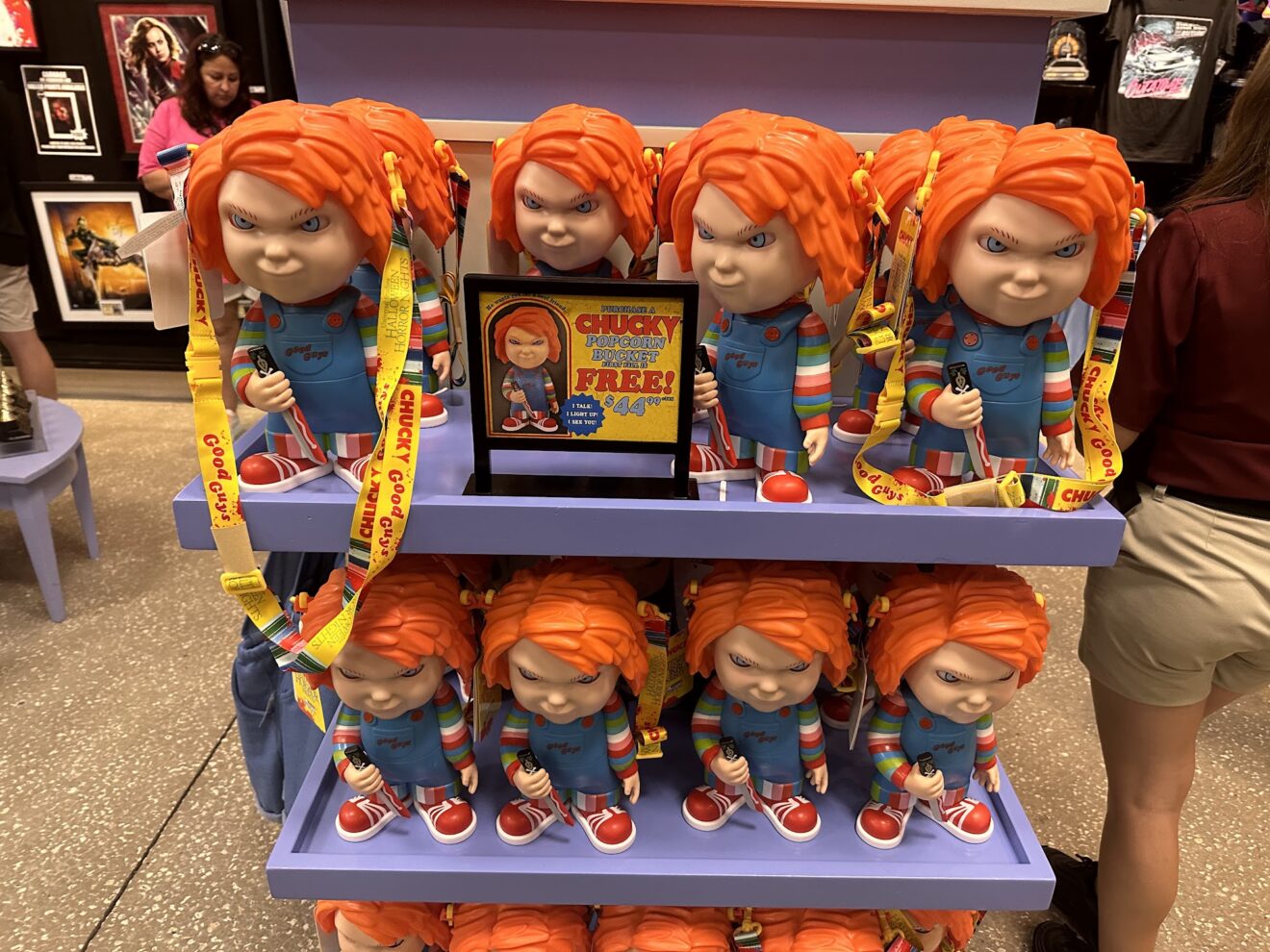 Talking Chucky Popcorn Bucket Now Available at Universal Orlando | Chip ...