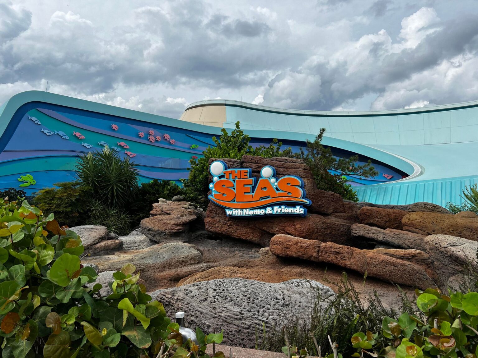 Painting Underway for Finding Nemo in EPCOT Seagulls Still Missing ...