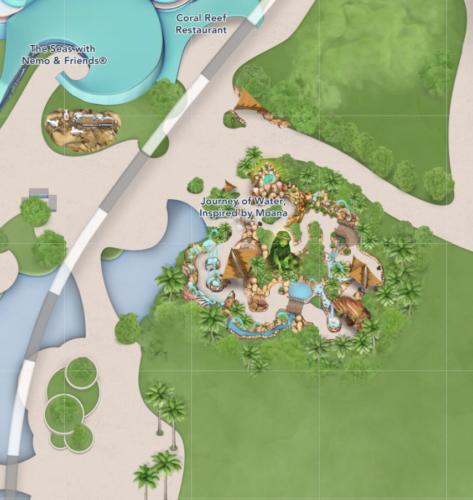 Journey of Water Inspired by Moana Added to EPCOT Map | Chip and Company