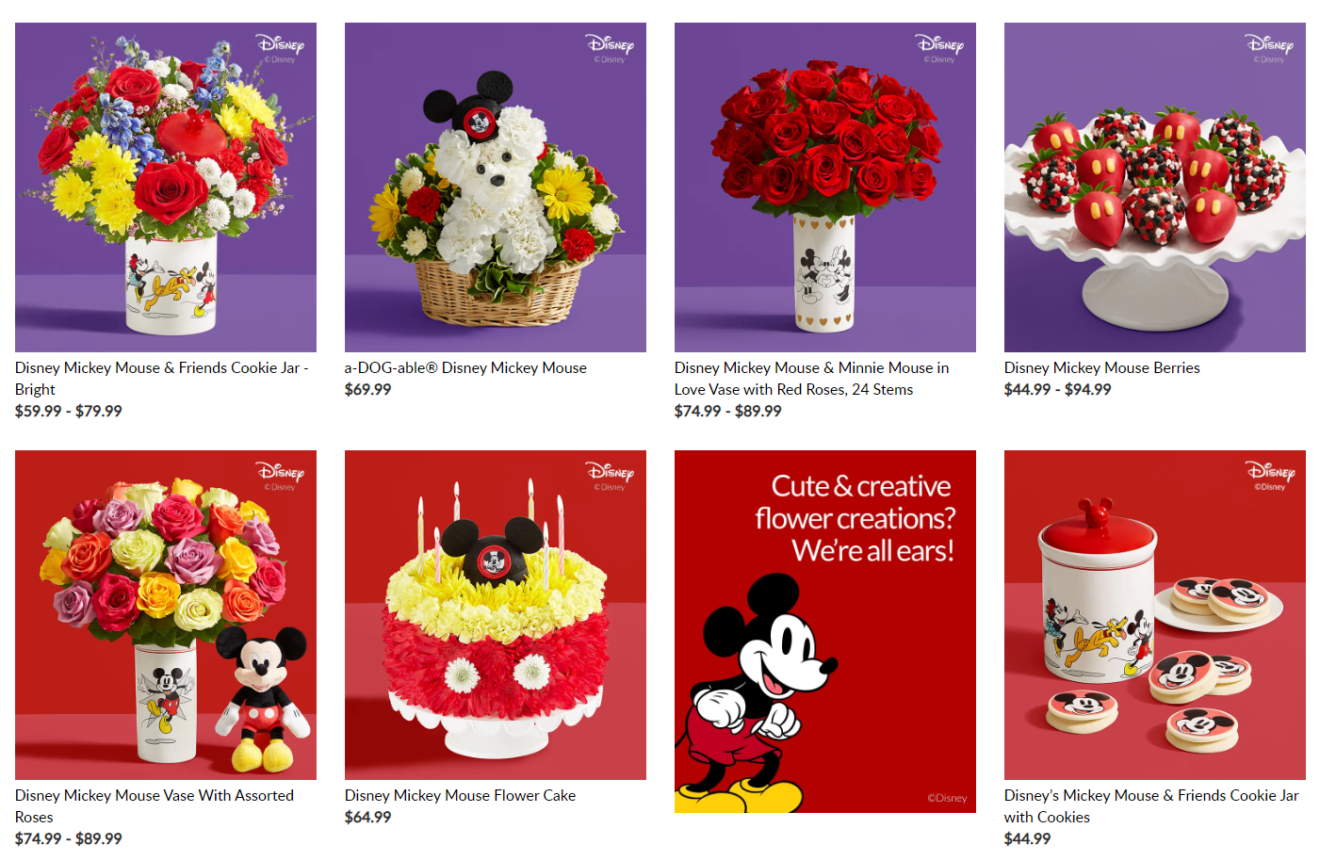 Introducing the NEW 1-800-Flowers Disney Collection | Chip and Company