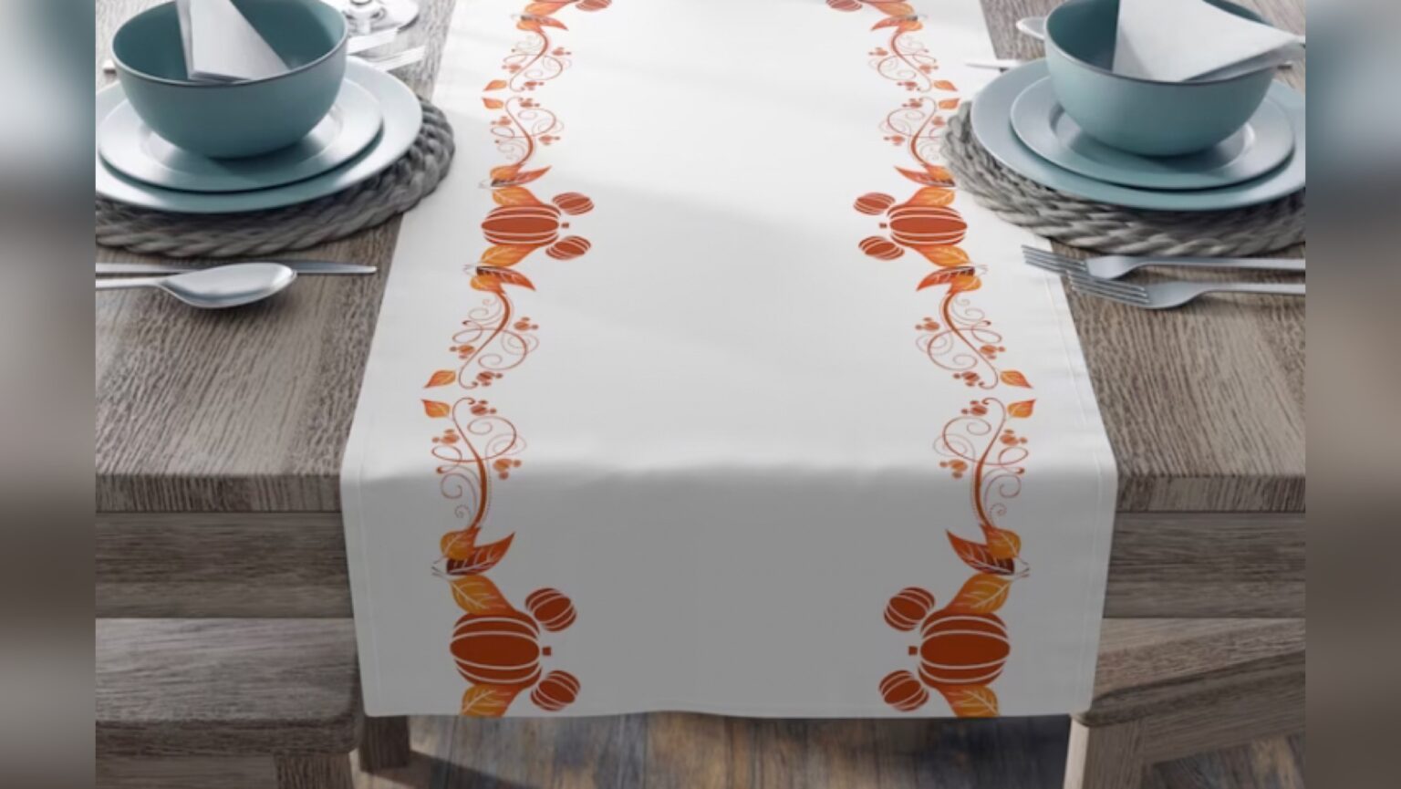 Hidden Mickey Mouse Fall Table Runner To Add To Your Table! | Chip and ...