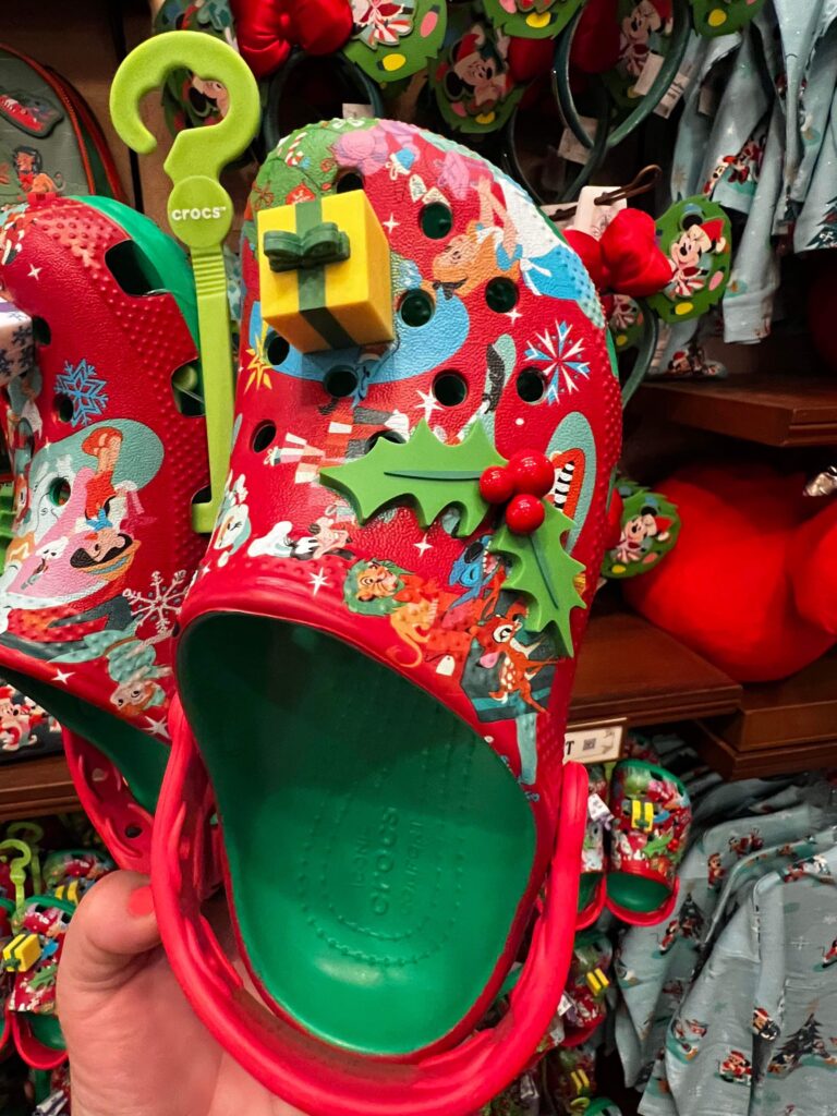 New Mickey Mouse And Friends Holiday Crocs Spotted At Magic Kingdom ...