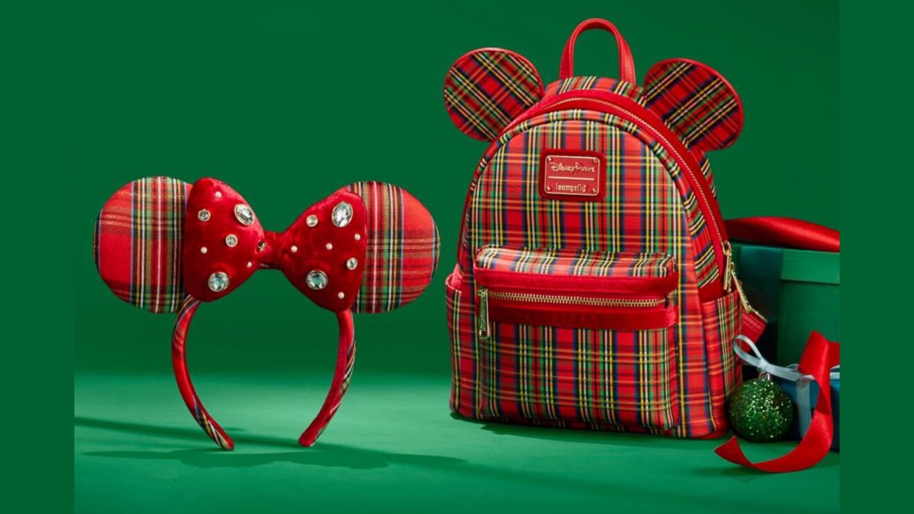 New Disney Red Plaid Holiday Collection Lands On ShopDisney! | Chip and ...