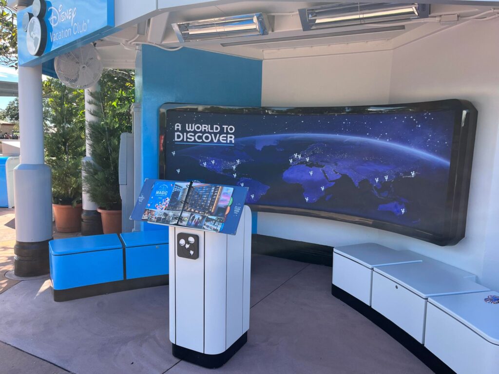 Refurbished DVC Kiosk Reopens in World Celebration at EPCOT | Chip and ...