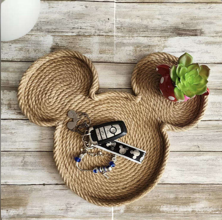 Mickey Mouse Rope Tray To Add To Your Home! | Chip and Company
