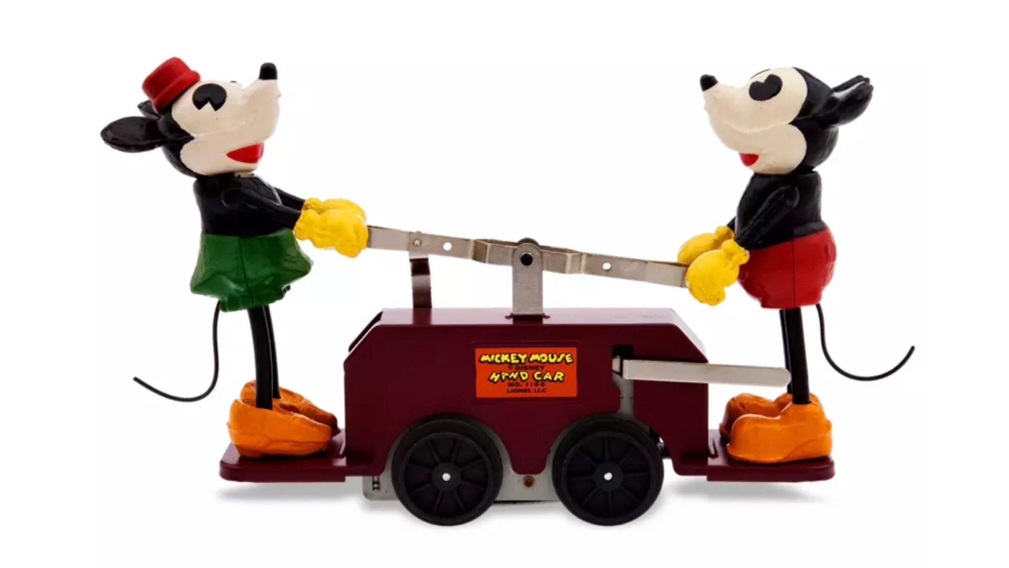 New Disney100 Mickey Mouse Handcar By Lionel Now At shopDisney! | Chip and Company
