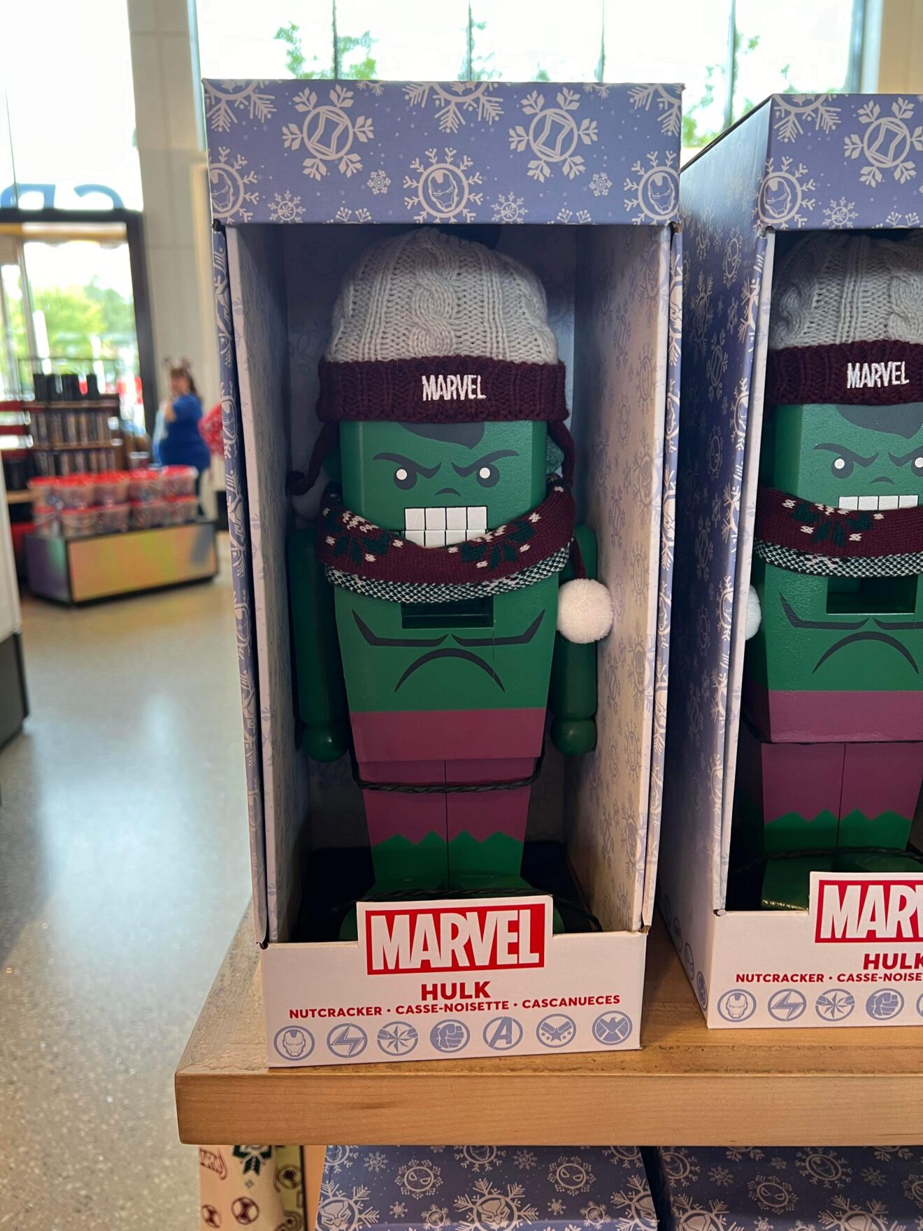 Festive Hulk Nutcracker Figure Spotted At Epcot! | Chip and Company