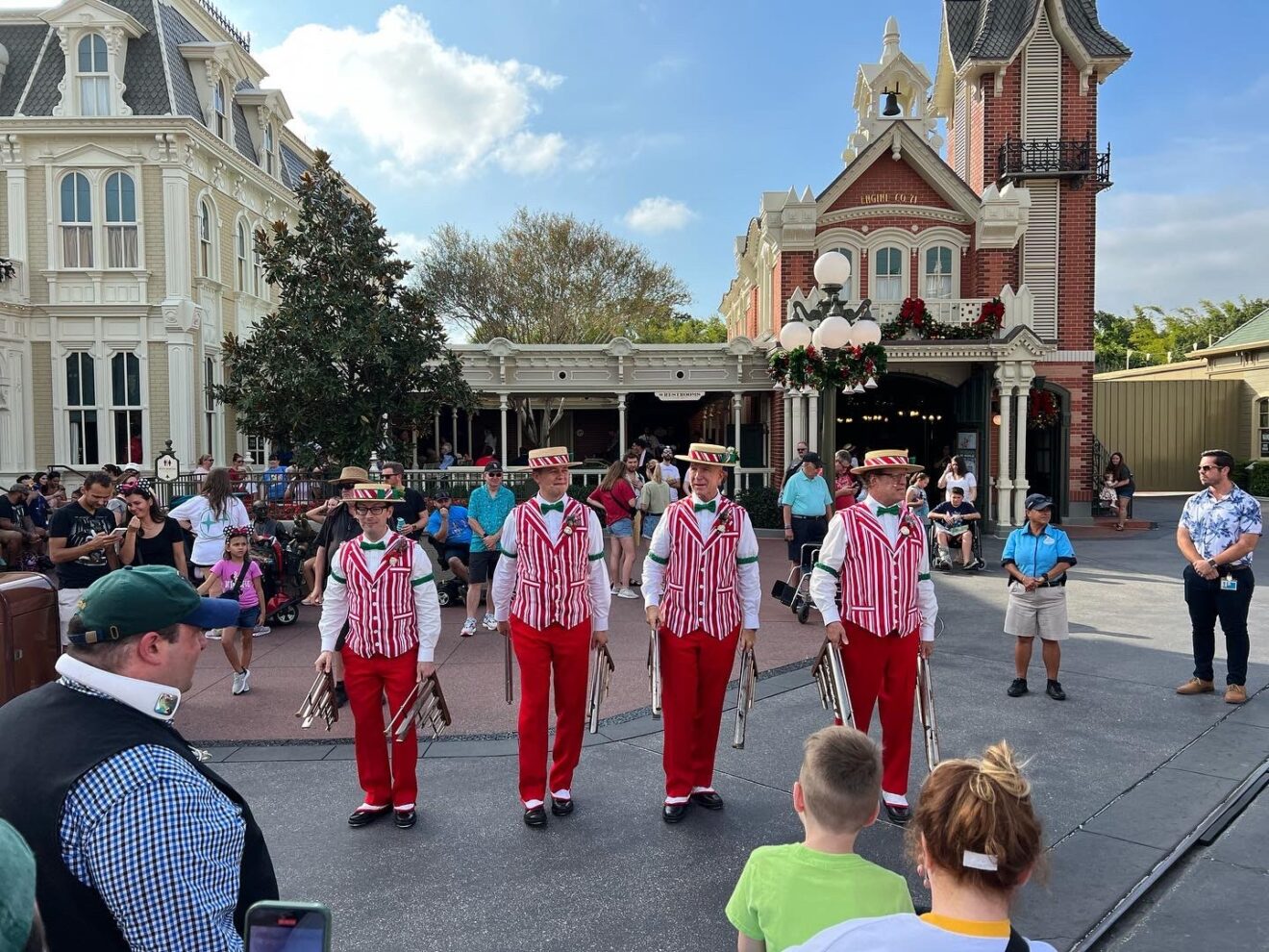 Dapper Dans Performing Christmas Songs in their new Holiday Outfits at ...