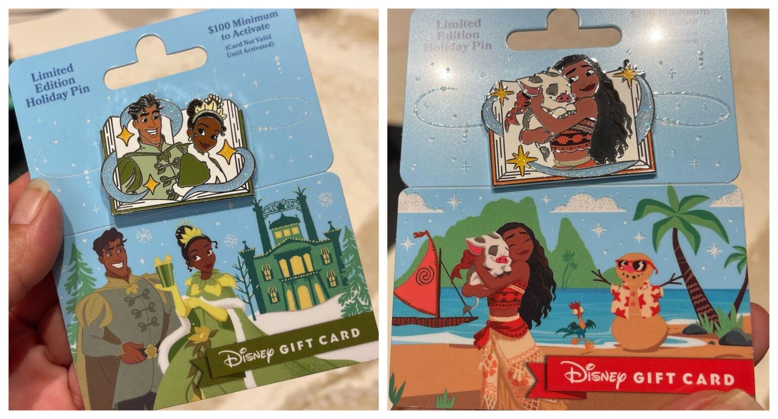 New Limited Edition Disney Gift Cards Now Featuring Character Pins ...