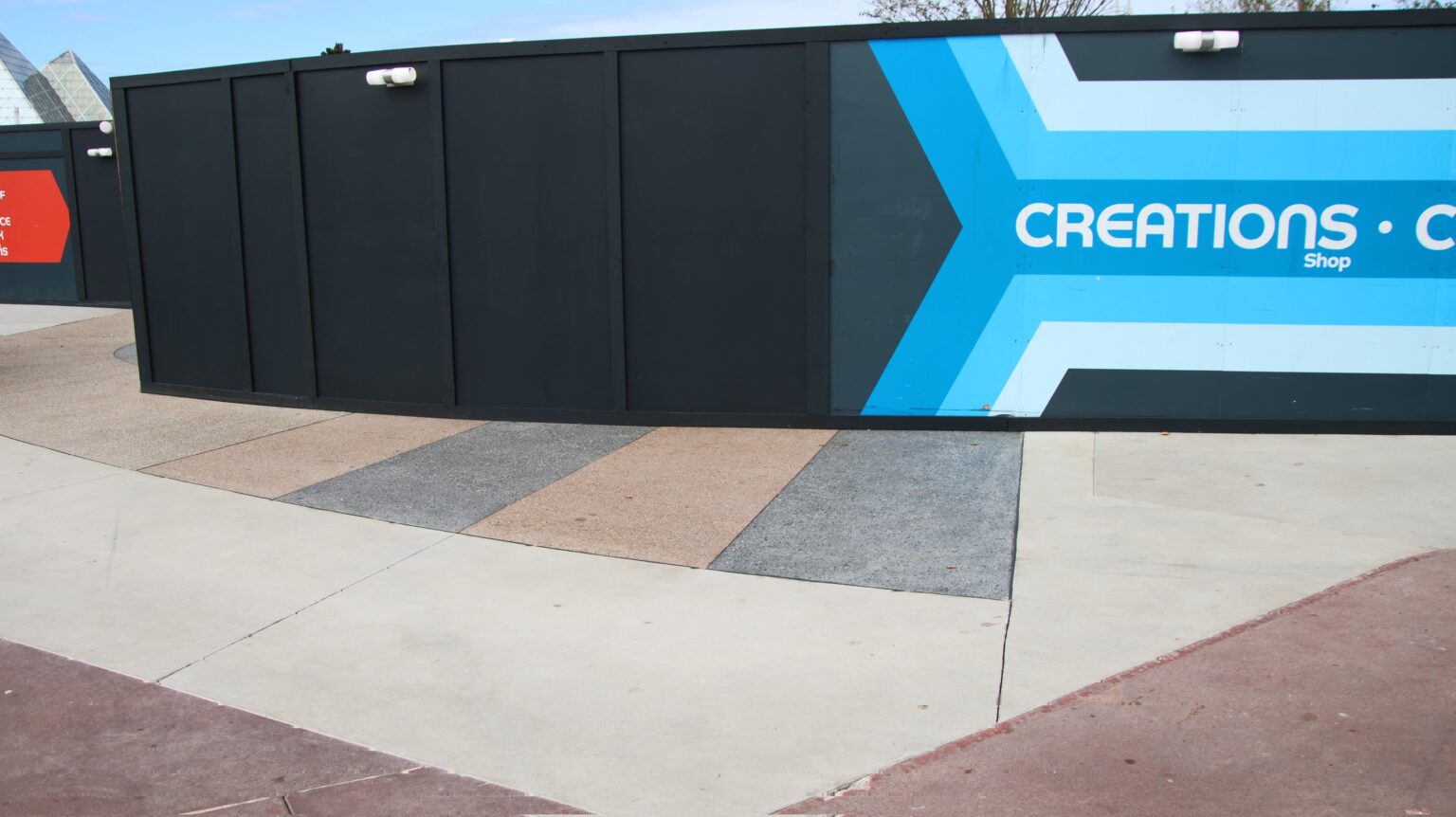 Aerial overview of World Celebration in EPCOT Shows Construction Almost ...