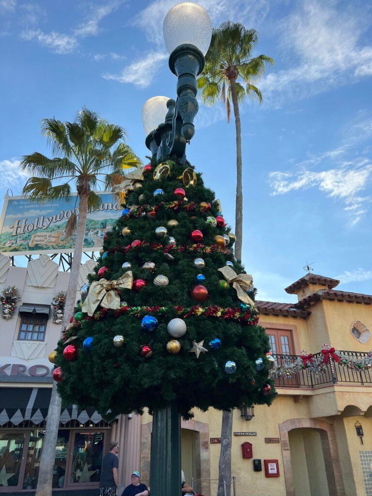 Christmas Decorations are now on Display in Hollywood Studios | Chip ...
