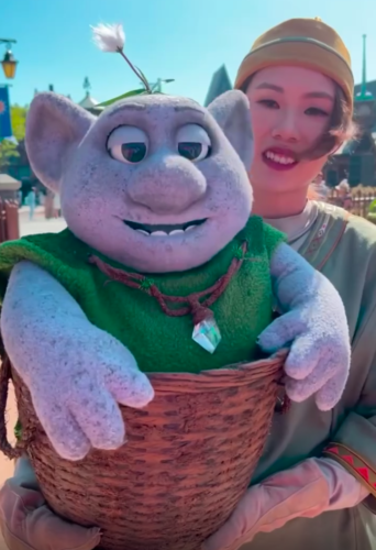 Meet Mossie the Baby Troll at World of Frozen in Hong Kong Disneyland ...
