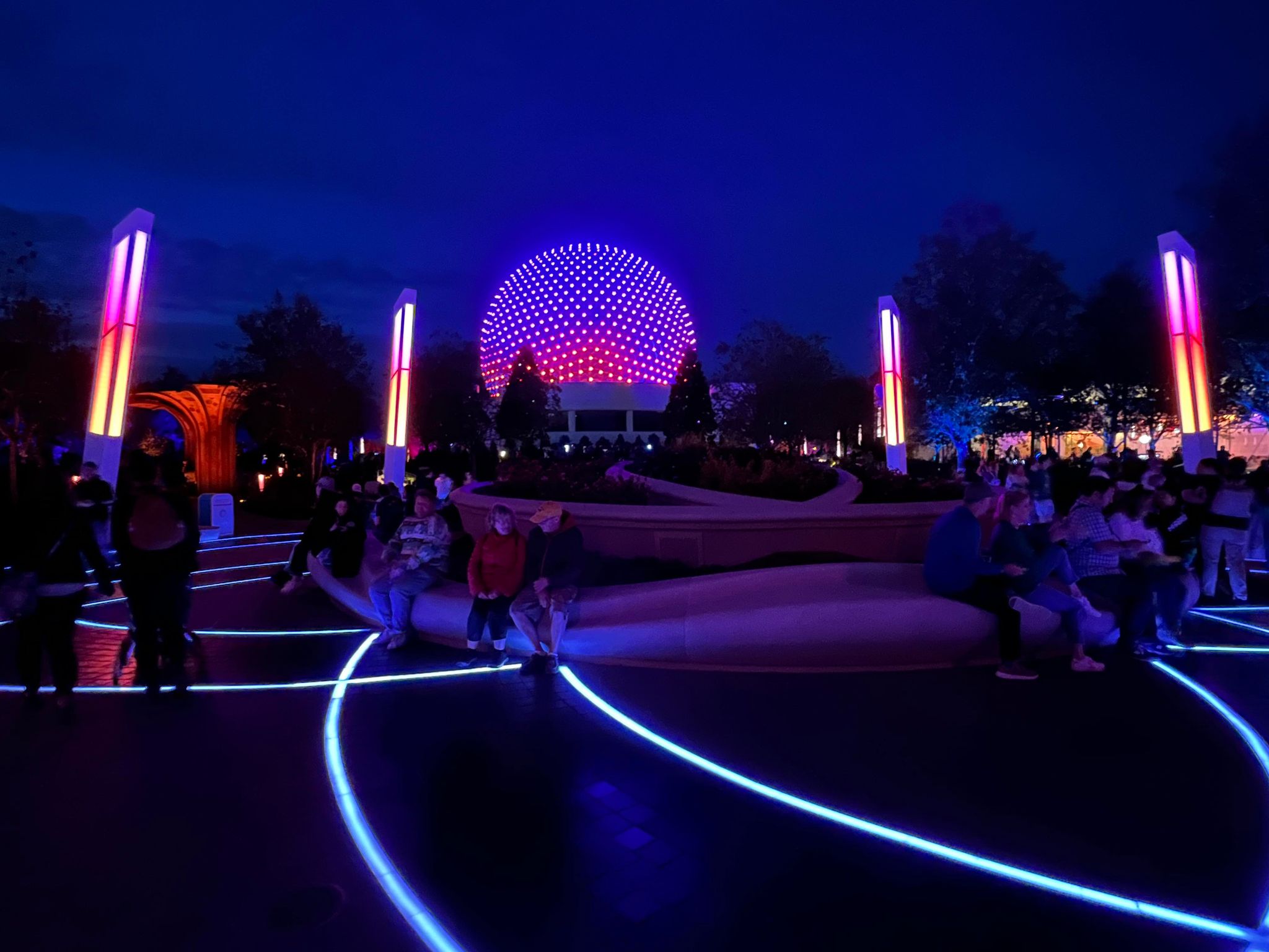 First Look at New Lighting Effects Added to EPCOT’s World Celebration ...