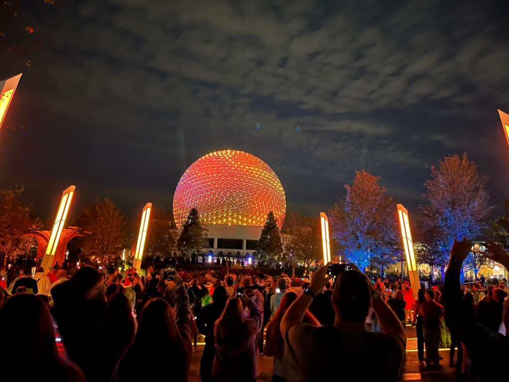 First Look at New Lighting Effects Added to EPCOT’s World Celebration ...