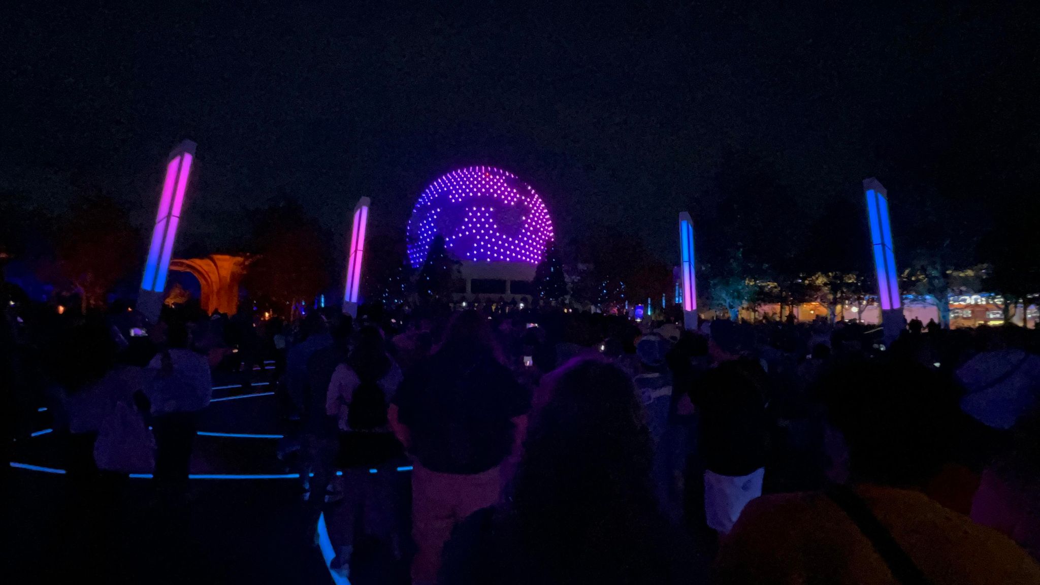 First Look at New Lighting Effects Added to EPCOT’s World Celebration ...
