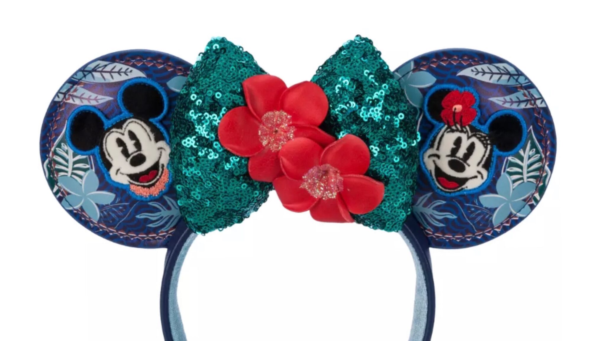 Disney Aulani Mickey and Minnie Ear Headband Now At shopDisney! | Chip ...