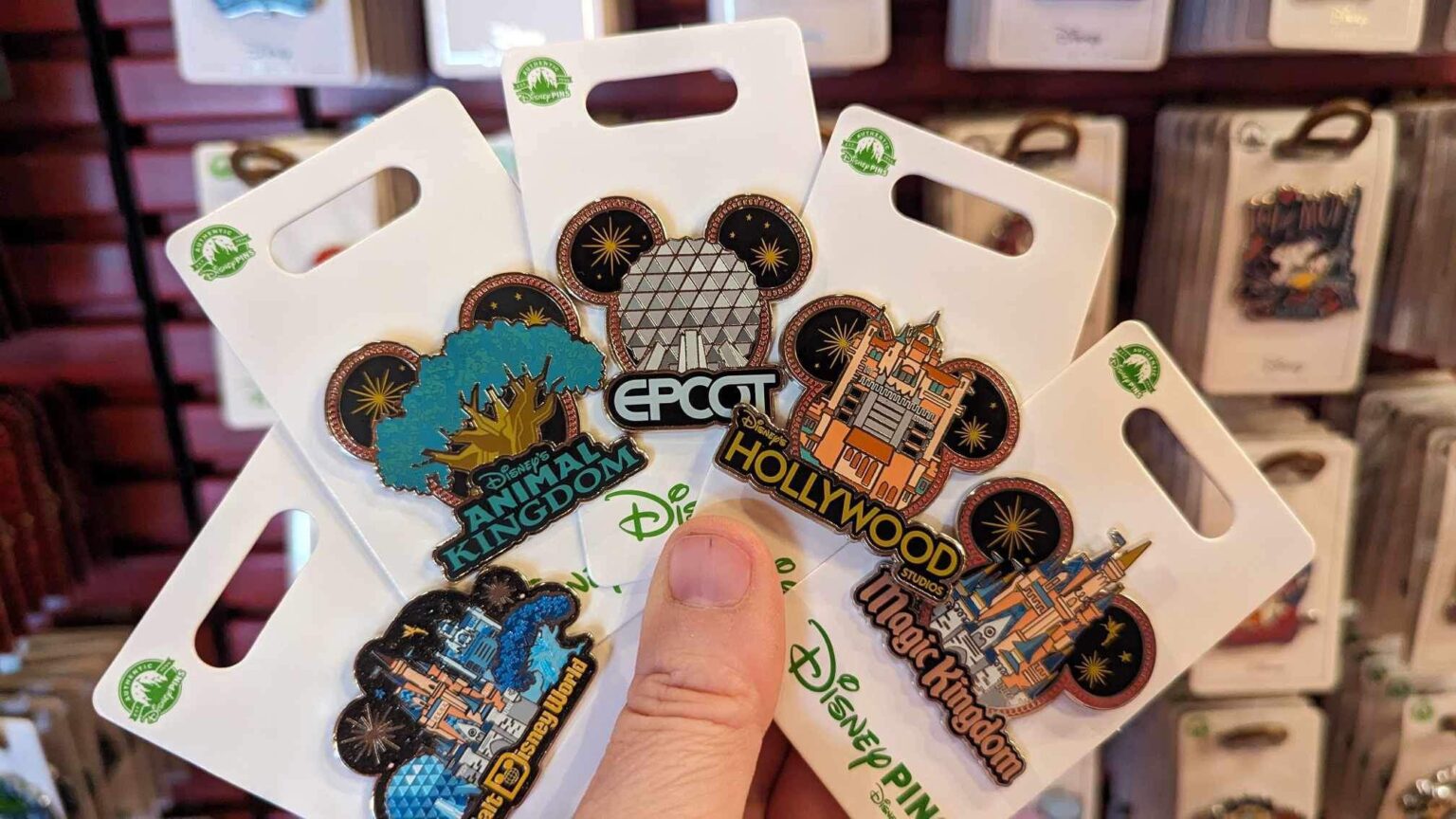 New Disney Theme Park Icon Pins Available At Magic Kingdom! | Chip and ...