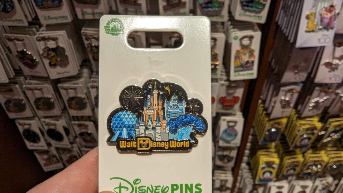 New Disney Theme Park Icon Pins Available At Magic Kingdom! | Chip and ...