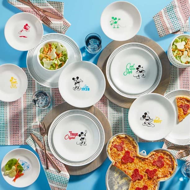Must Have Corelle 16 Piece Mickey Mouse Dinnerware Set! | Chip and Company