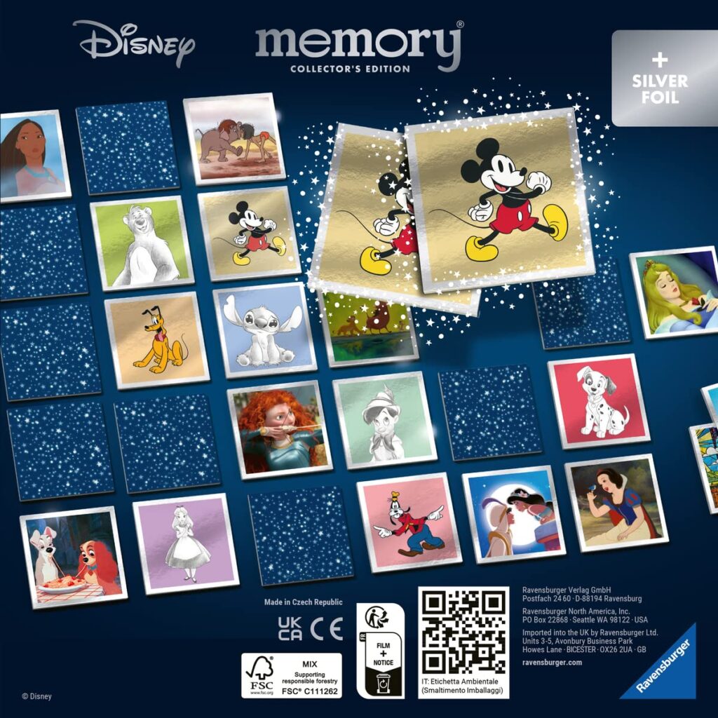 Ravensburger Disney Classics Memory Game The Whole Family Will Love ...