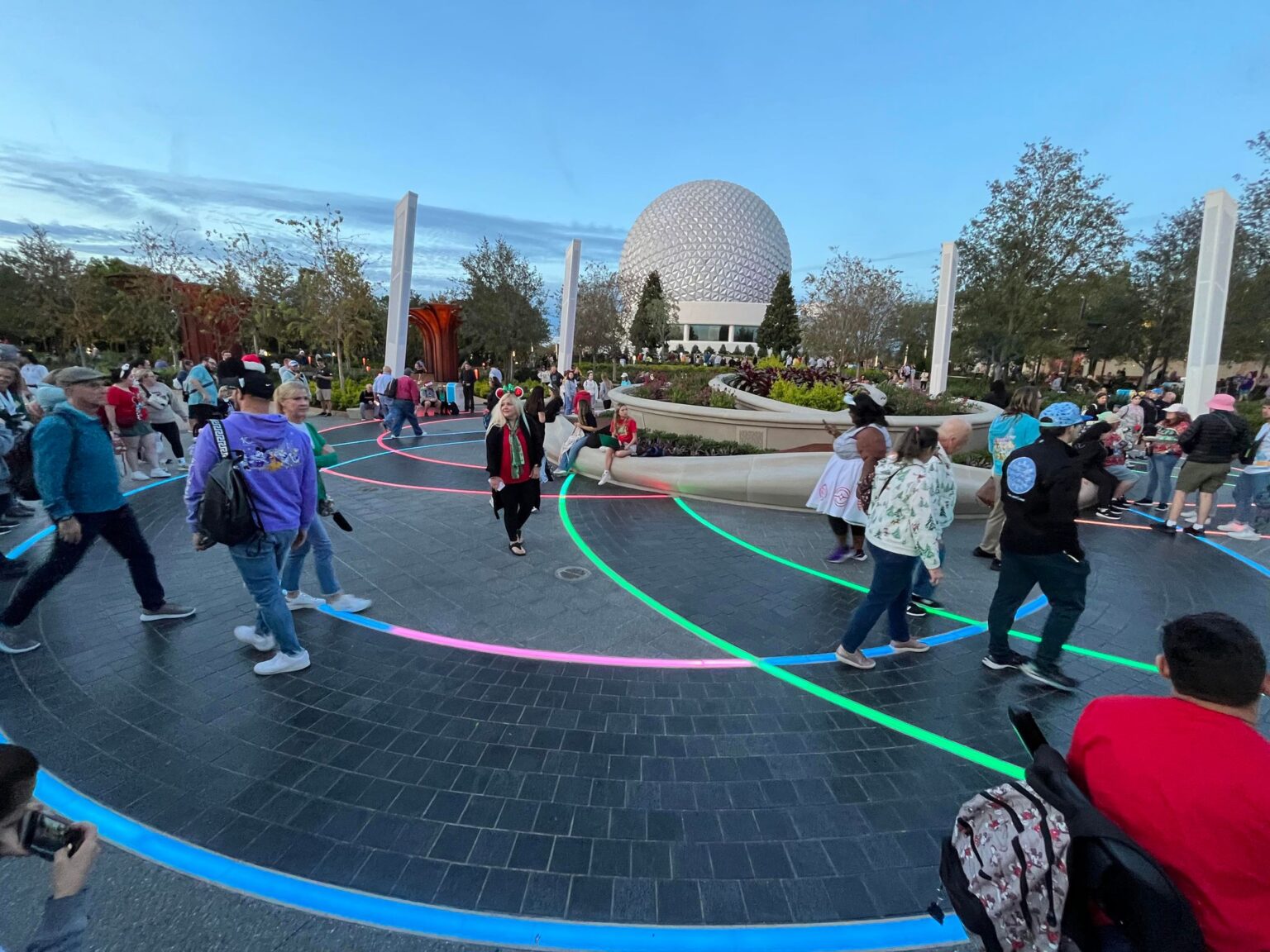 First Look at New Lighting Effects Added to EPCOT’s World Celebration ...