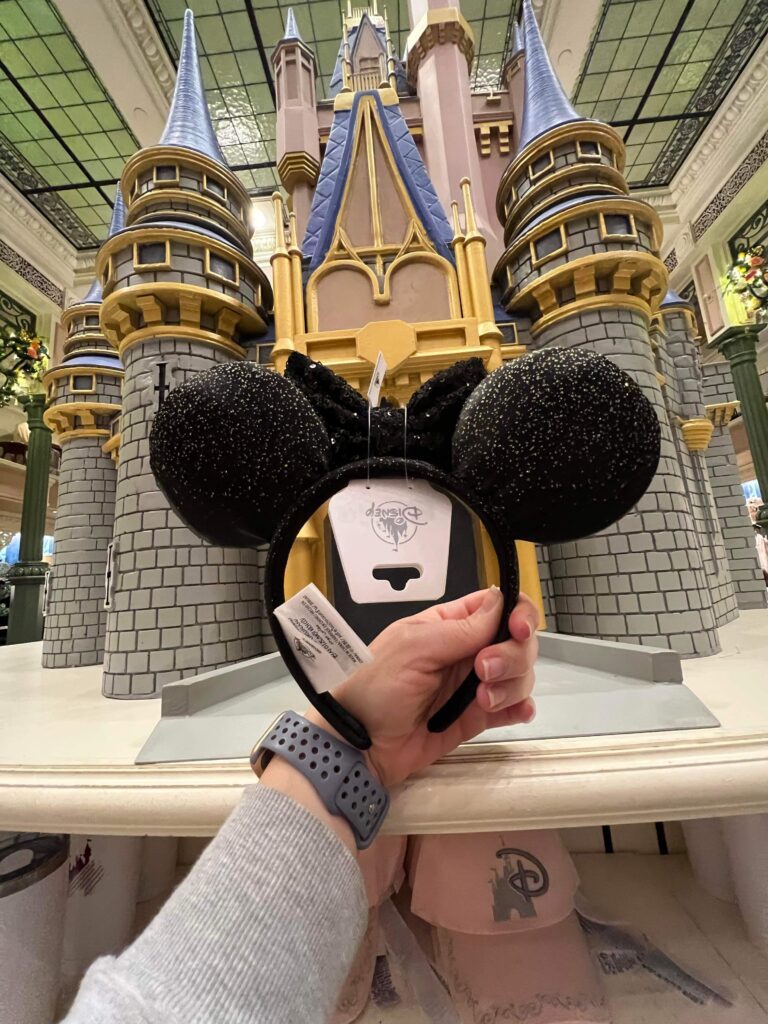 Cinderella Castle Black And Gold Ear Headband Available At Magic ...