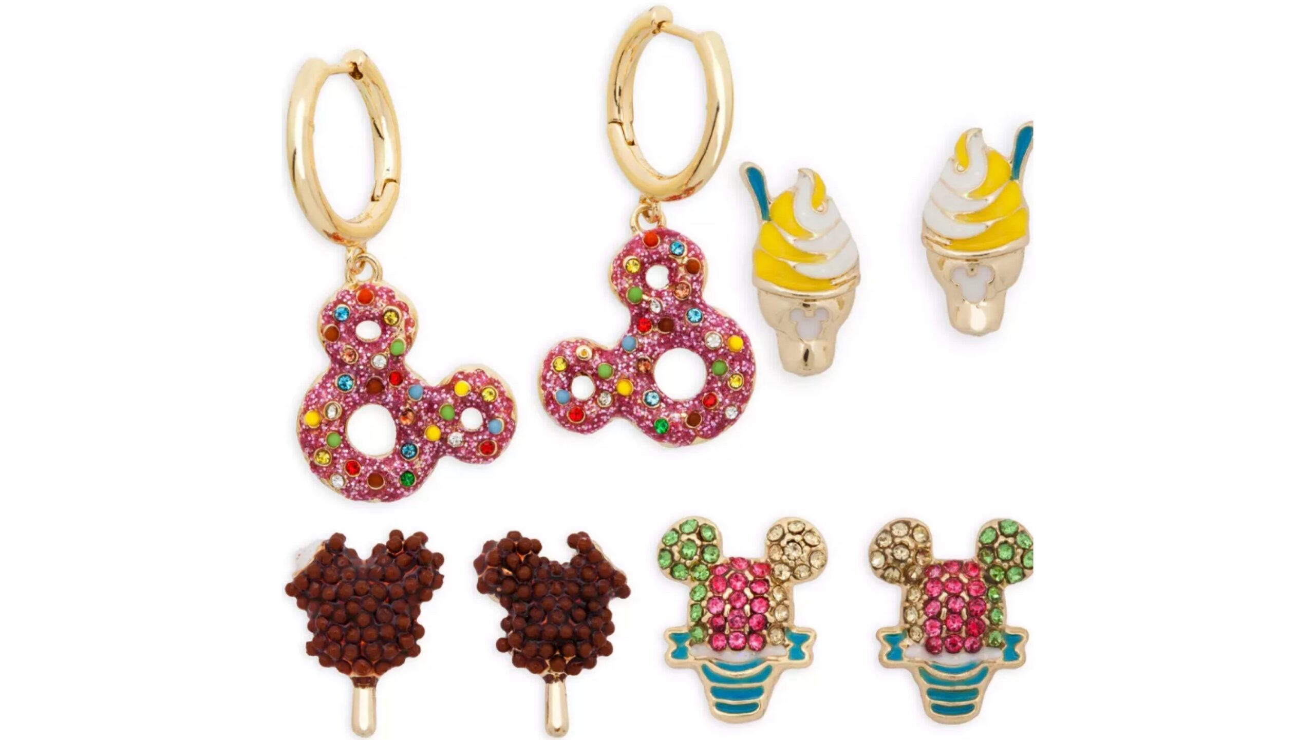 New Disney Eats Mickey Mouse Icon Earring Set By BaubleBar Now At ...