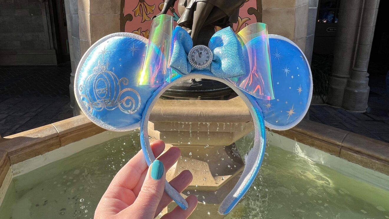 New Cinderella Ear Headband Spotted At Magic Kingdom! | Chip and Company