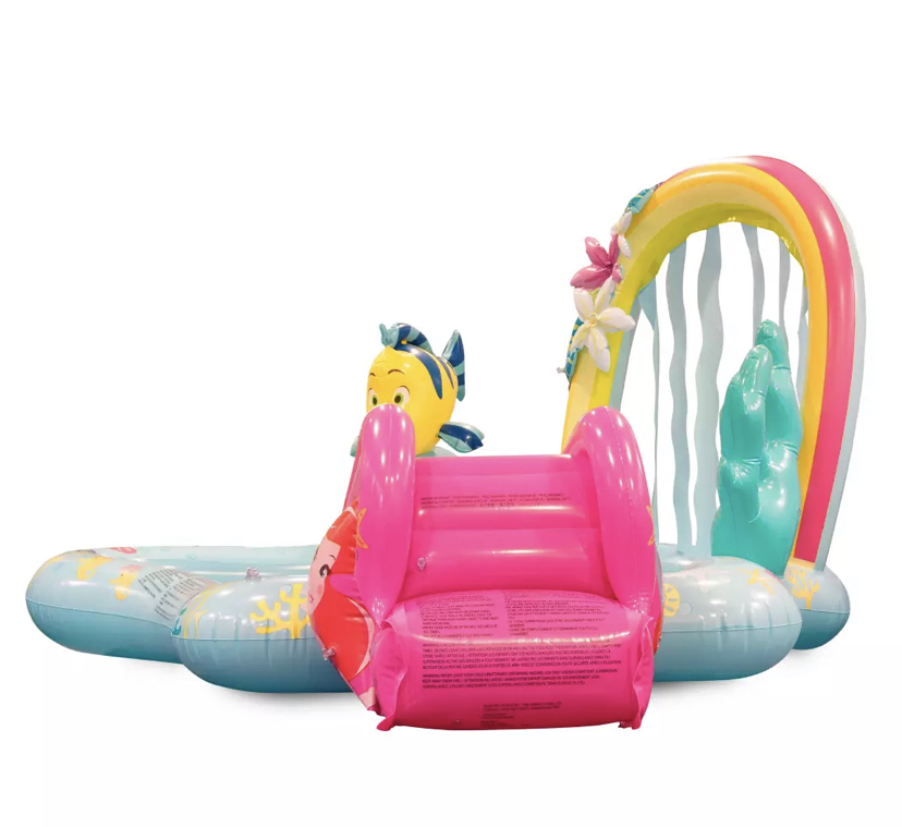 New Ariel Inflatable Splash Pad Your Kids Will Love! | Chip and Company