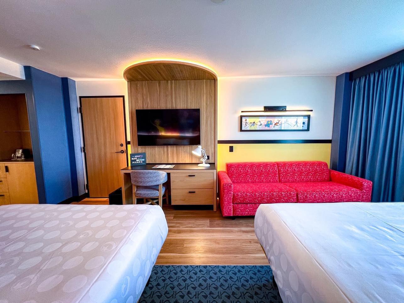 First Look at the Updated Rooms at Pixar Place Hotel | Chip and Company