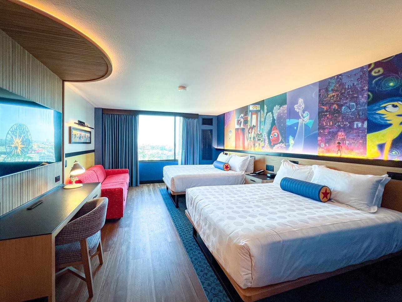 First Look at the Updated Rooms at Pixar Place Hotel | Chip and Company