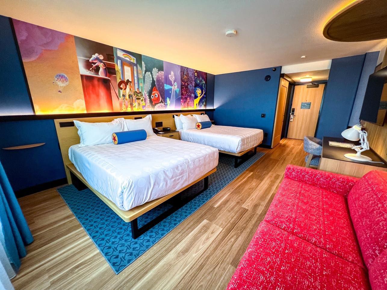 First Look at the Updated Rooms at Pixar Place Hotel | Chip and Company
