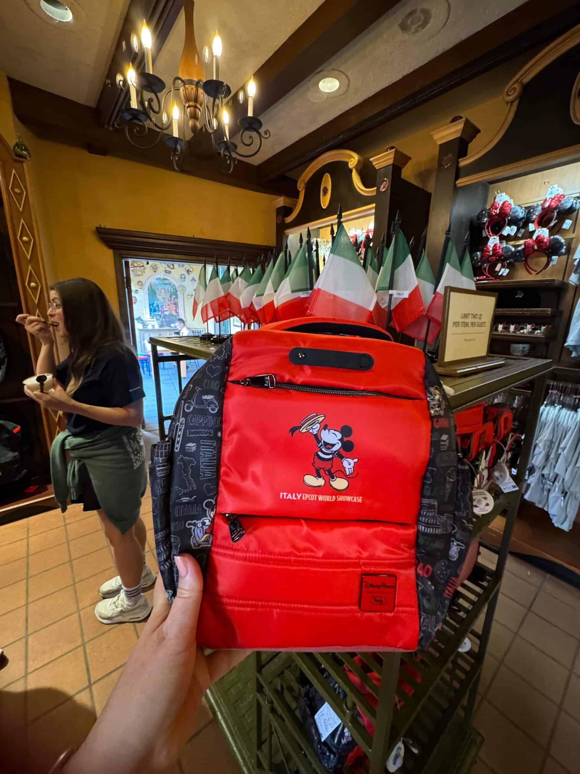 New Italy Pavilion Lug Bags Spotted At Epcot! | Chip and Company