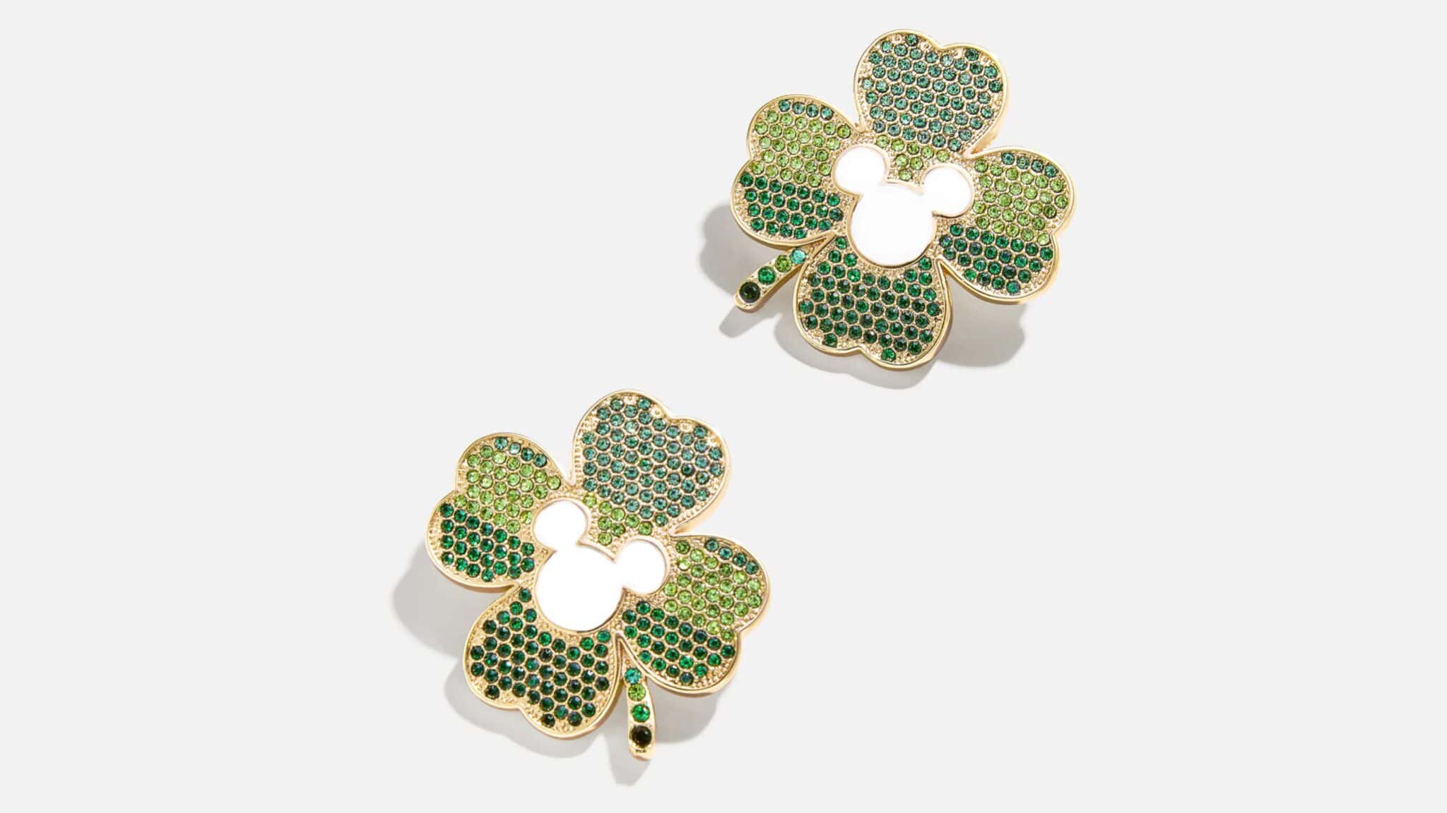 Mickey Mouse Four Leaf Clover Earrings By BaubleBar Available Now ...