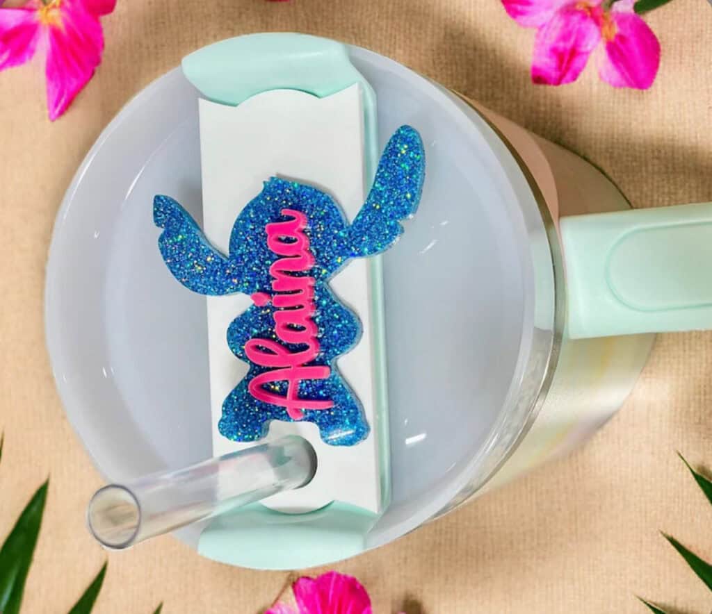 Adorable Stitch Stanley Topper You Can Personalize! | Chip and Company