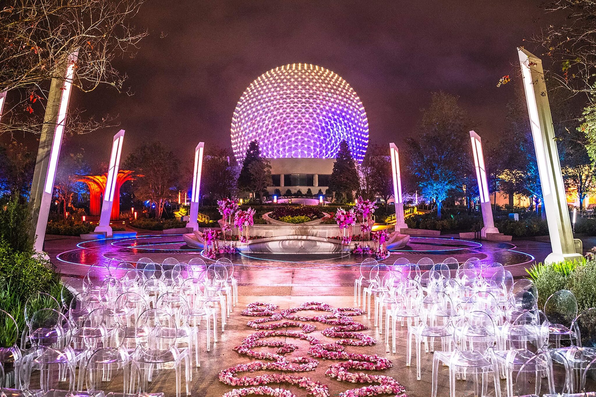 New Spaceship Earth Wedding Venue in EPCOT | Chip and Company